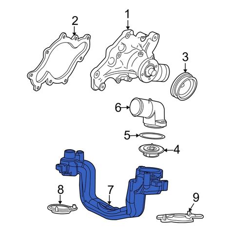 Ford Oe 3l3z8c368d Engine Coolant Outlet Flange