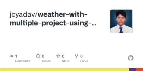 GitHub Jcyadav Weather With Multiple Project Using API In React JS