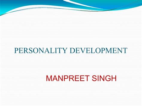 Personality Development Pptx