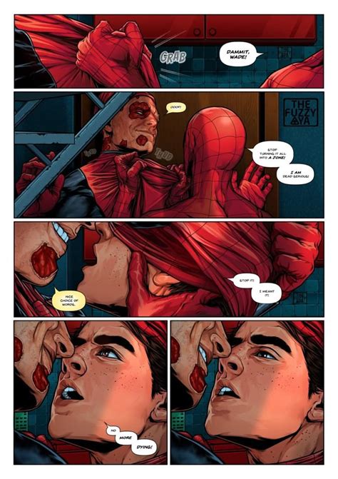 Deadpool And Spiderman Spider Man X Deadpool Comic Spidey Pool Comic