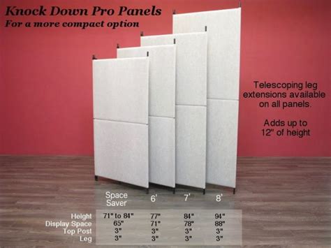 6 Knock Down Panel Propanels Versatile Display System For Artists