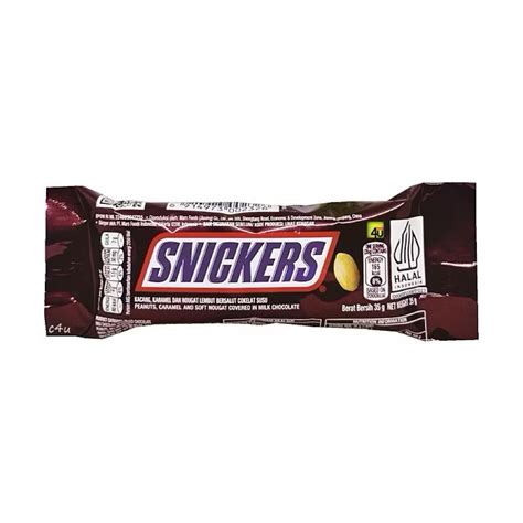 Jual Snickers Chocolate Bar 35gr Shopee Indonesia