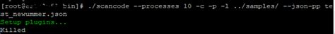 Scancode Process Getting Killed While Scanning With Package And License Parameter · Issue 1950