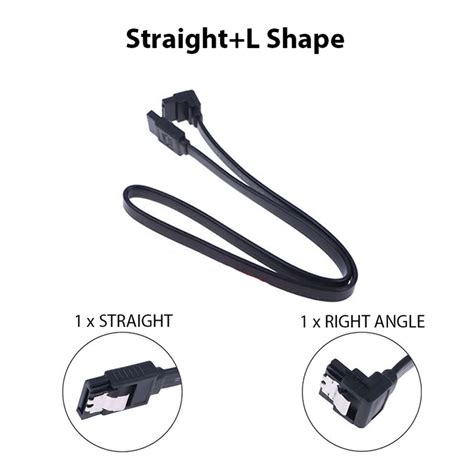 New Ssd Sata 3 Cable For Solid State Hard Drive External Elbow