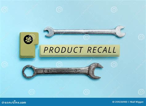 Writing Displaying Text Product Recall Business Overview Request To Return The Possible Product