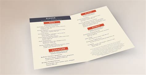 Restaurant Menu Project On Behance