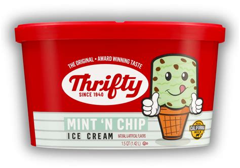Mint N Chip Thrifty Ice Cream