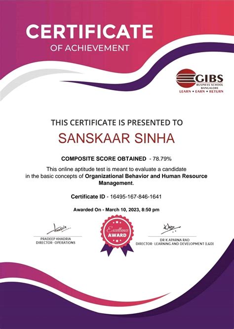 sanskaar sinha on linkedin certificate of completion on the basic