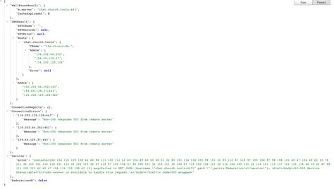 Federation Tester Does Not Return Valid Result Issue Matrix Org Matrix Federation