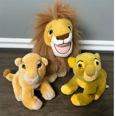 Disney Toys Disney Lion King Plush Set Simba Mufasa Nala Stuffed