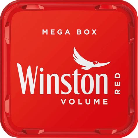Winston Red Volumentabak 6x Mega Box Mit 2000 Hülsen