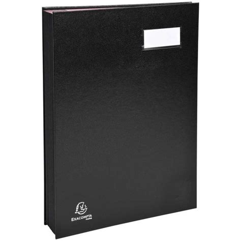 Parapheur Direction 24 Compartiments Noir Exacompta 24241e Arc Registres