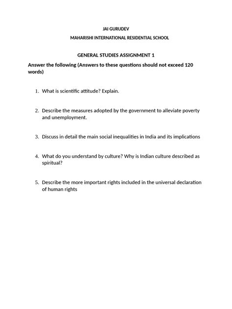 Gs Assignment 1 Pdf