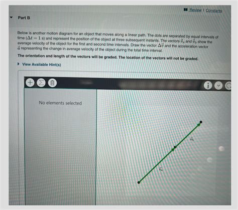 Solved Below Is Another Motion Diagram For An Object That
