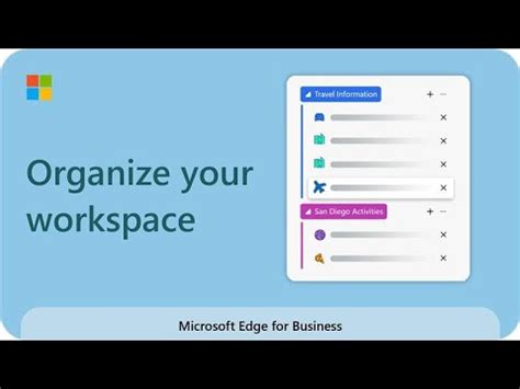 Microsoft Edge Workspaces How To Organize Your Workspace YouTube