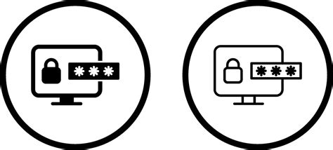 Password Vector Icon 42025460 Vector Art At Vecteezy