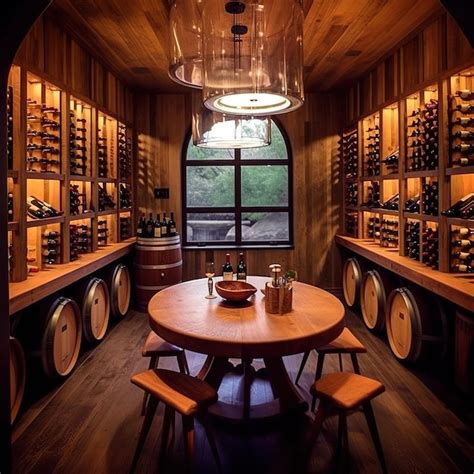 Premium Ai Image Wine Cellar