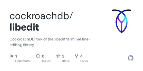 Github Cockroachdblibedit Cockroachdb Fork Of The Libedit Terminal