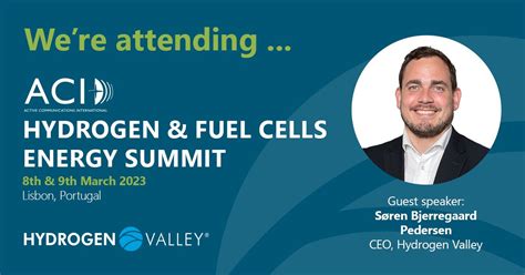 Hydrogen Valley On Linkedin Hydrogen And Fuel Cells Energy Summit Aci