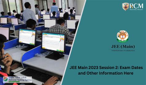 Jee Main 2023 Session 2 Schedule