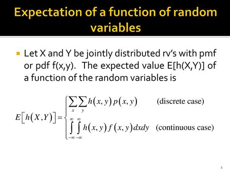 Expected Values Covariance And Correlation Ppt Download