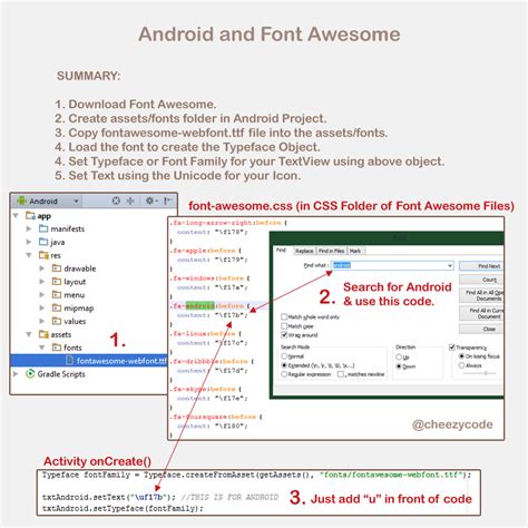 Font Awesome With Android