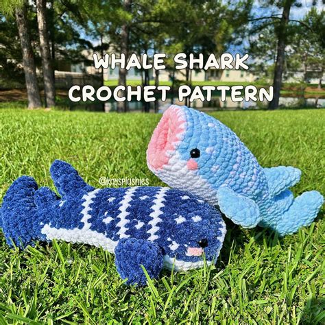 Whale Shark Crochet Pattern Pdf Digital Download Only Etsy