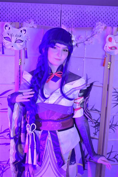 Raiden Shogun Cosplay From Genshin Impact Done By Artemisyum Self Cosplay