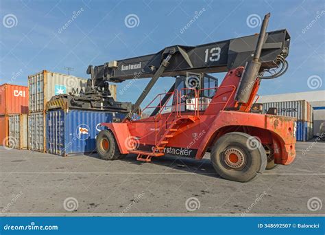 Container Stacker Royalty Free Stock Image 25186954
