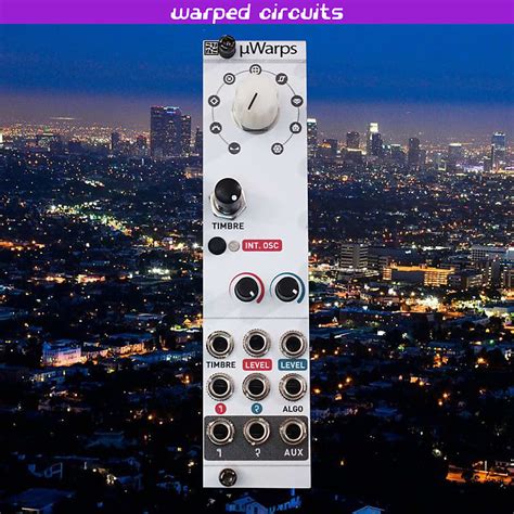 UWarps Twists 6hp Mutable Instruments Warps Clone Reverb