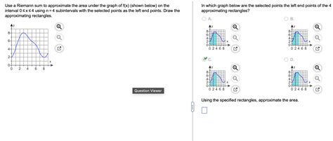 Solved Use A Riemann Sum To Approximate The Area Under The
