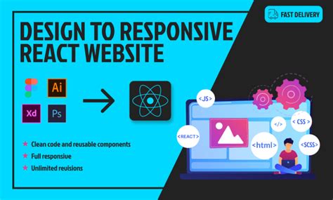 Convert A Web Design To A Responsive React By Mousa1 Fiverr