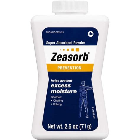 Zeasorb Prevention Powder 25 Ounce Prevention Antifungal Cream