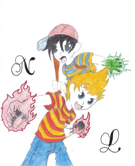 Ness And Lucas By Marioxfiles On Deviantart