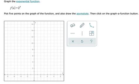 Solved Graph The Exponential Function Plot Five Points On