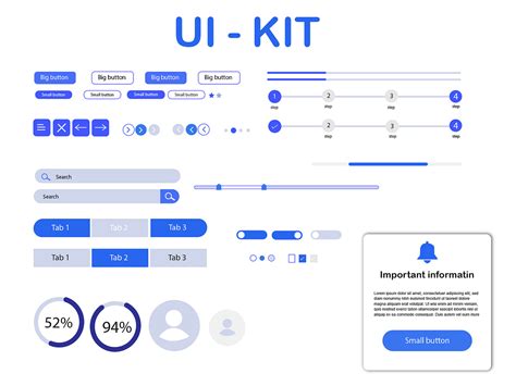 ui kit by kamalpreet on dribbble