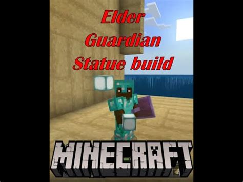 Minecraft Putting The Tail On The Elder Guardian Statue Build