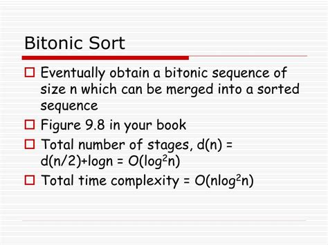 Ppt Parallel Sorting Powerpoint Presentation Free Download Id6951759