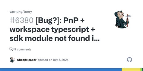 [bug] pnp workspace typescript sdk module not found in vscode