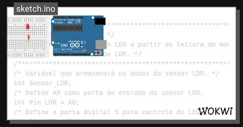 Sensor Ldr Teste Wokwi Esp32 Stm32 Arduino Simulator
