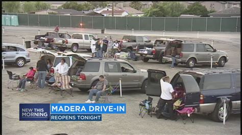 Movie Goers Can Take A Drive Back To The Past At The Madera Drive In
