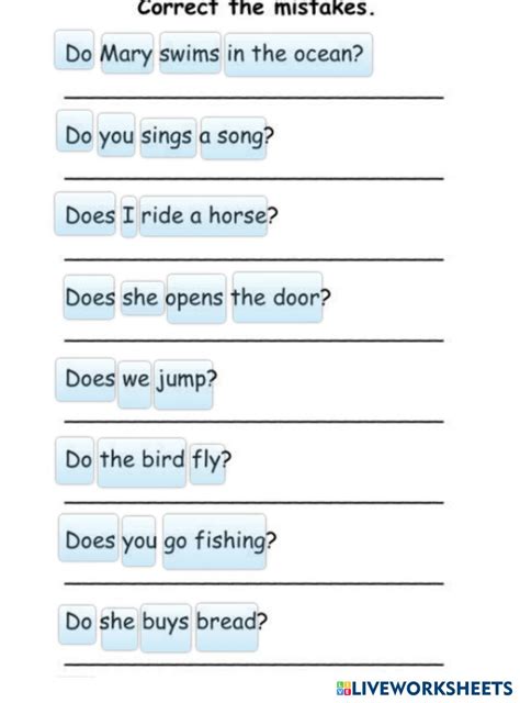 Present Simple Interrogative Luciarull Live