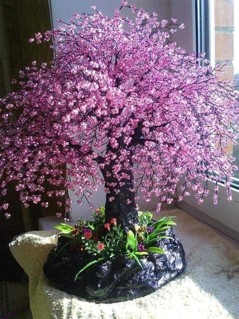 Pin em Wood Leaves Flowers Árvores de arame Decoração com flores Artesanato com fotos