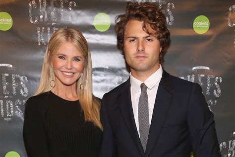 Christie Brinkley Enjoys Beach Time With Son Jack And His Girlfriend