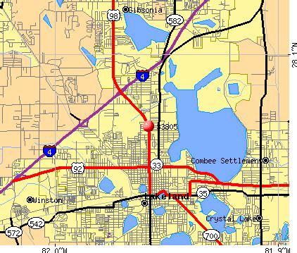 Lakeland Florida Zip Code Map