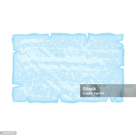 직사각형 아이스 보드 아이콘입니다 컬러 실루엣 수평 정면도 벡터 간단한 평면 그래픽 그림입니다 흰색 배경에 격리된 개체입니다