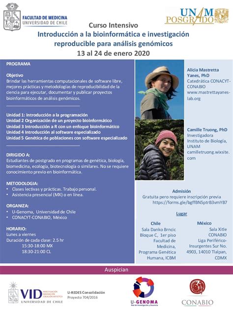 Curso Intensivo Introducción A La Bioinformática E Investigación