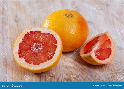Pink Pomelo With Chopped Slices Stock Image Image Of Health Products