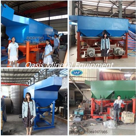 Gravity Separator Saw Tooth Wave Mineral Jig Concentrator Machine For
