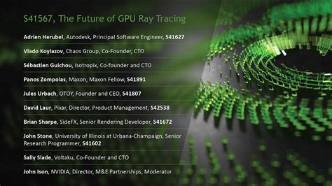 The Future Of Gpu Ray Tracing S41567 Gtc Digital Spring 2022 Nvidia On Demand